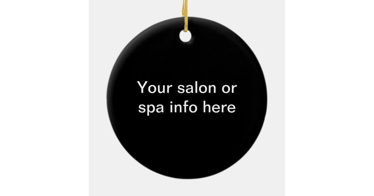 Shh Massage In Progress Door Sign Ceramic Ornament Zazzle