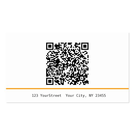 Simple Generic QR Code Neutral Business Card Template Simple Generic QR Code Neutral Business Card Template
