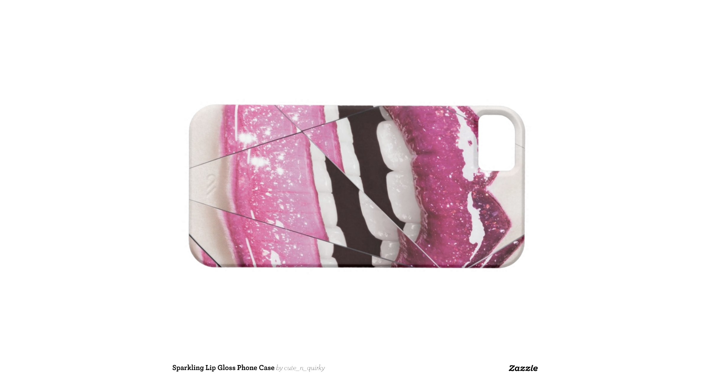 Sparkling Lip Gloss Phone Case Iphone 5 Covers Zazzle