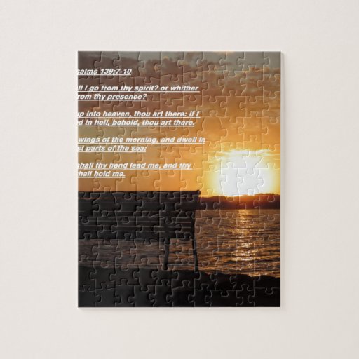 sunrise with bible verse puzzle