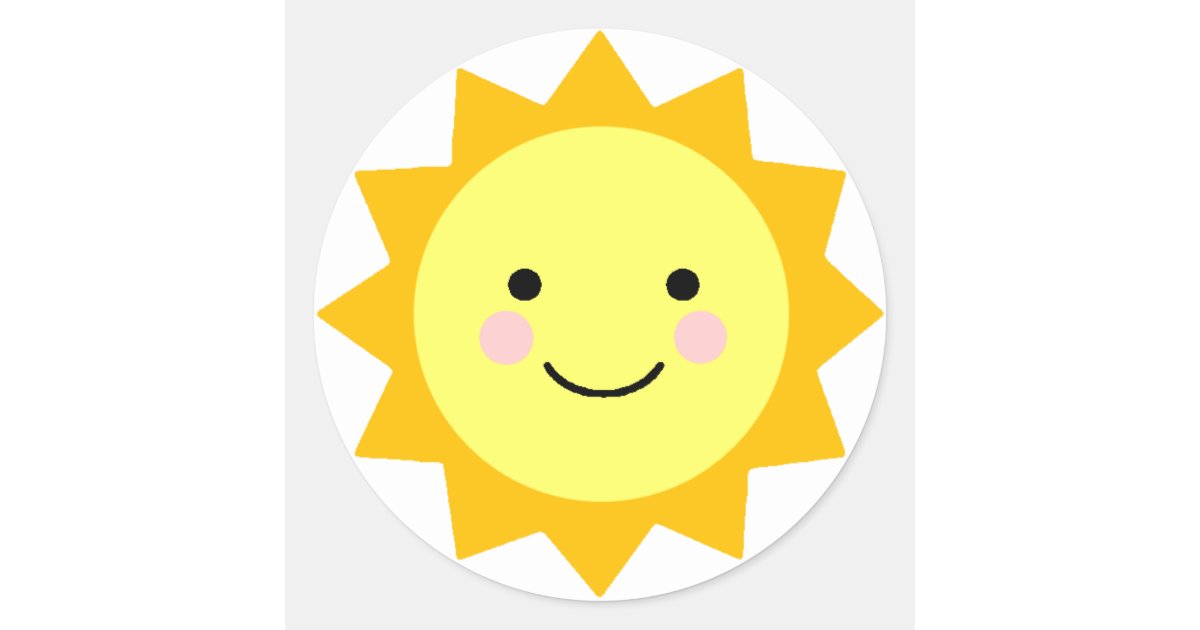 Sunshine Sticker Zazzle