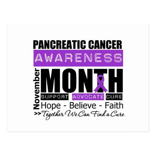 National Pancreatic Cancer Awareness Month Postcards & Postcard ... National Pancreatic Cancer Awareness Month Postcards & Postcard ...