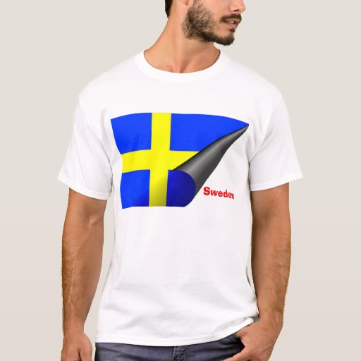 Sweden Swedish Flag T Shirt Zazzle