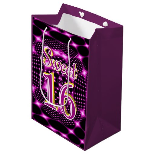 Sweet 16 Medium Gift Bag Zazzle sweet-16-medium-gift-bag-zazzle