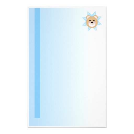 Free Printable Teddy Bear Stationery