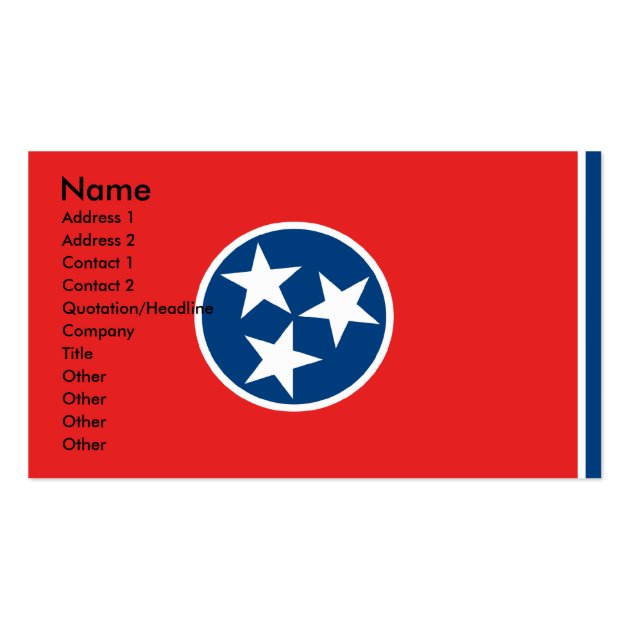 TENNESSEE Business Cards