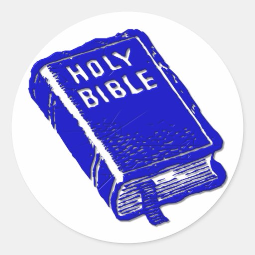 The Holy Bible Classic Round Sticker Zazzle