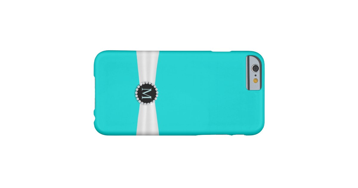 Tiffany Blue Monogram Iphone 66s Case Zazzle