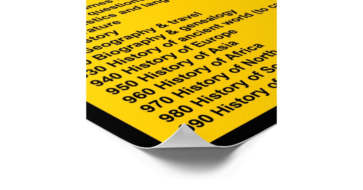 universal-decimal-classification-system-print-zazzle