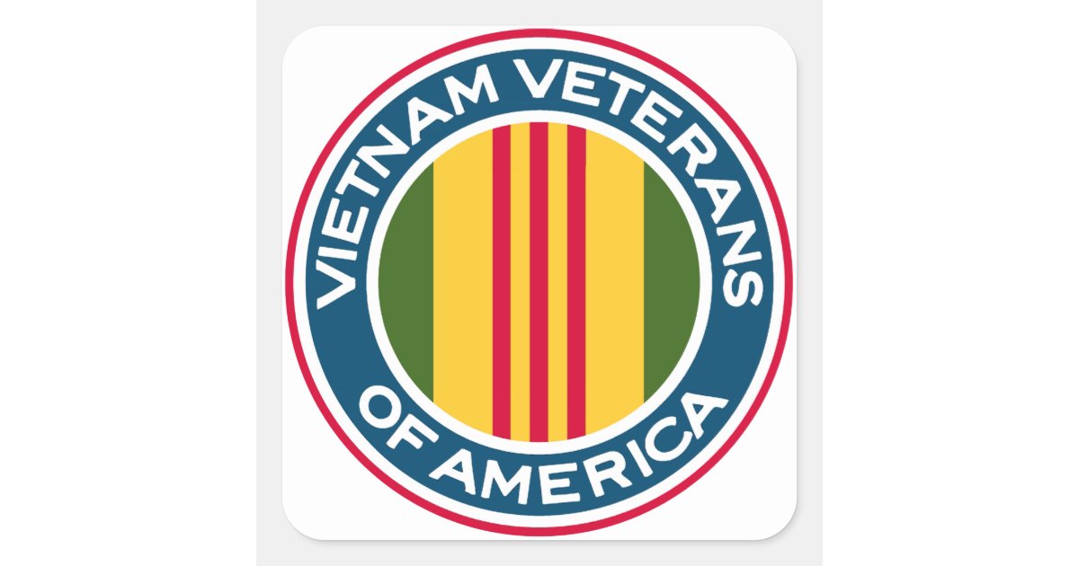 Vietnam Veterans of America Logo Square Sticker | Zazzle Vietnam Veterans of America Logo Square Sticker | Zazzle