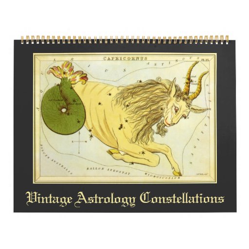 Vintage Astrology Constellations Star Charts Calendar Zazzle