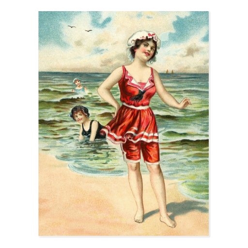 Vintage Bathing Beauties Postcard Zazzle