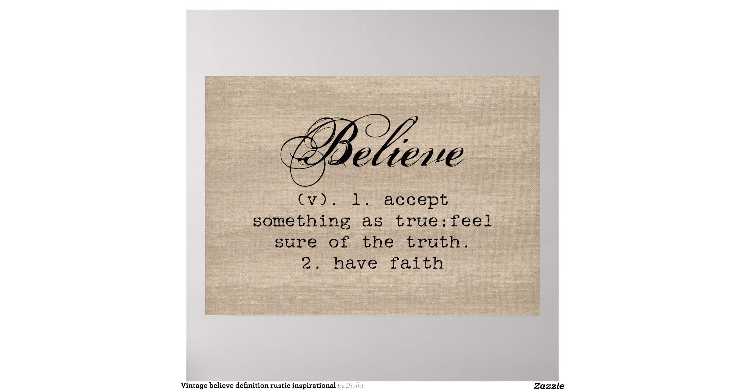 Vintage believe definition rustic inspirational poster vintage-believe-definition-rustic-inspirational-poster
