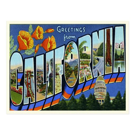 Vintage California Postcard | Zazzle