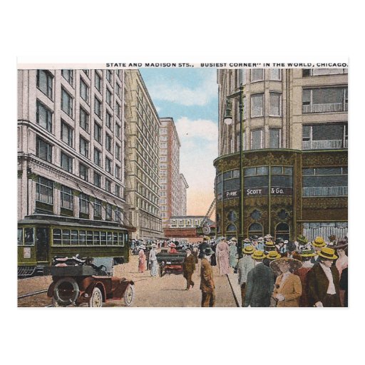 Vintage Chicago Postcard | Zazzle Vintage Chicago Postcard | Zazzle
