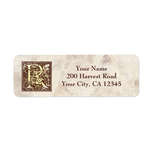 Vintage Monogram R Return Address Labels | Zazzle Vintage Monogram R Return Address Labels | Zazzle