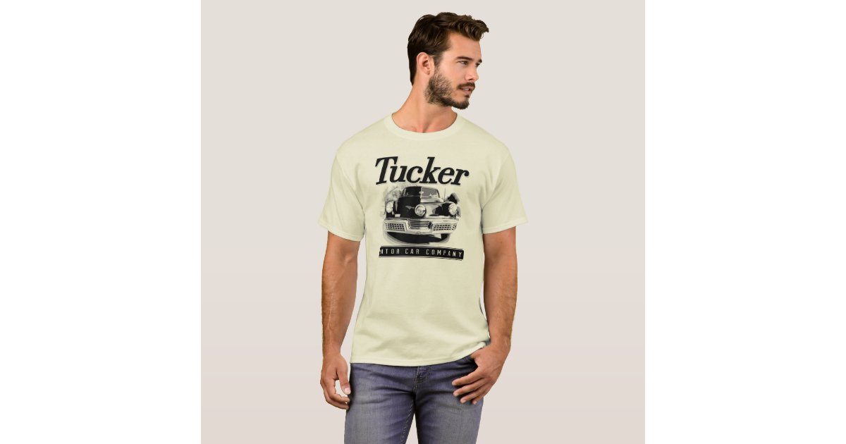 Vintage Retro Tucker Motor Car Logo And Car Tee Zazzle