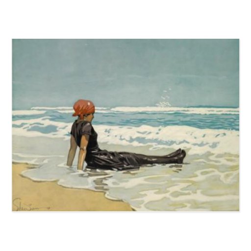 Vintage Summer Postcard From The Beach no Text Zazzle Vintage Summer Postcard From The Beach no Text Zazzle