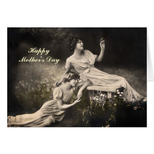 Vintage Victoriana Mothers Day Card Zazzle