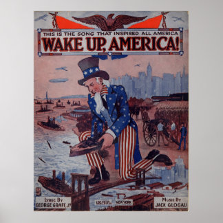 Wake Up America Posters | Zazzle