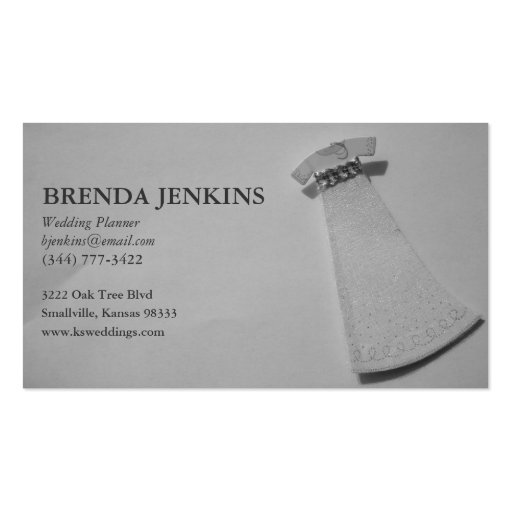 Wedding Planner Business Card Normal Size Zazzle
