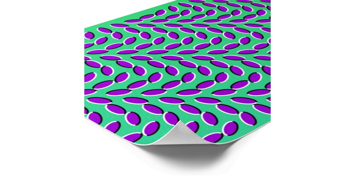 WEIRD OPTICAL ILLUSION looks like it's MOVING Poster | Zazzle WEIRD OPTICAL ILLUSION looks like it's MOVING Poster | Zazzle