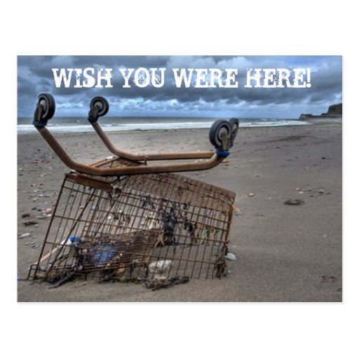 Wish You Were Here Funny Postcard Zazzle