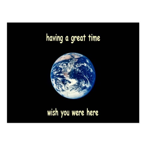 Wish You Were Here Postcard Zazzle