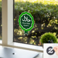 حلال Halal Food Business Window Sign Sticker Decal | Zazzle