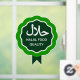 حلال Halal Food Business Window Sign Sticker Decal | Zazzle