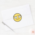 ಠ_ಠ Look of Disapproval Classic Round Sticker | Zazzle