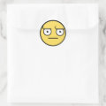 ಠ_ಠ Look of Disapproval Classic Round Sticker | Zazzle