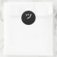 ツ Tsu Japan Kanji Symbol Smile Face Classic Round Sticker | Zazzle
