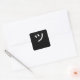 ツ Tsu Japan Kanji Symbol Smile Face Square Sticker | Zazzle