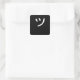 ツ Tsu Japan Kanji Symbol Smile Face Square Sticker | Zazzle