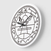 【開運時計】ソロモンの封印 - The Seal of Solomon Large Clock | Zazzle