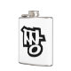 짱 JJANG - The BEST ~ Korean Slang Hangul Language Flask | Zazzle