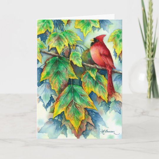 0004 Cardinal Sympathy Card | Zazzle.com