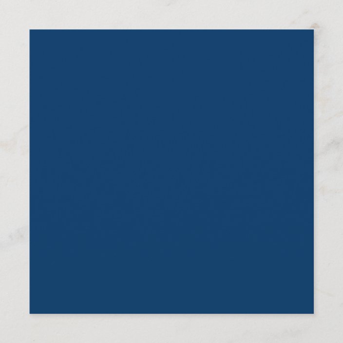 003366 Dark Blue Solid Color Background Invitation | Zazzle.com
