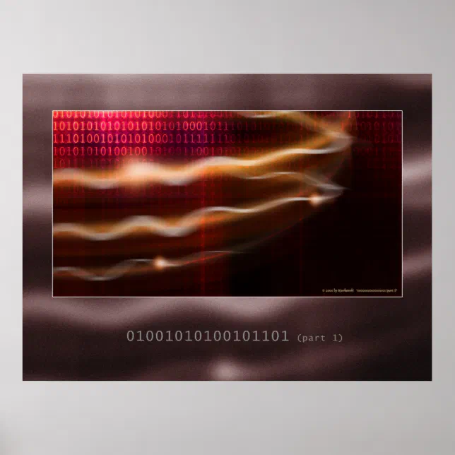 01001010100101101 - Poster | Zazzle