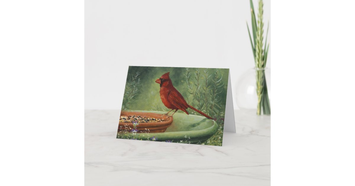 0487 Cardinal Sympathy Card | Zazzle.com