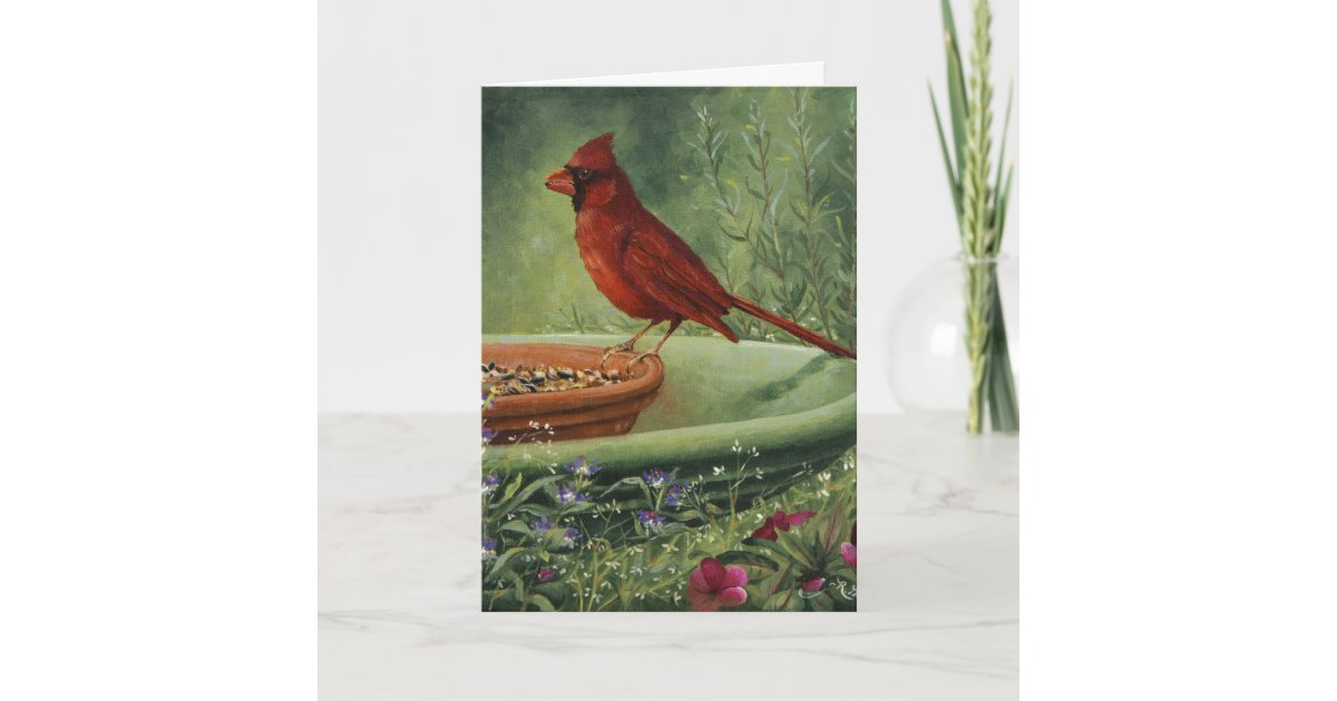 0487 Cardinal Sympathy Card | Zazzle
