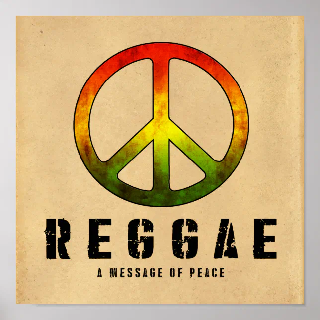 06 Reggae Peace Poster | Zazzle