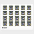 07's series China PLA Xinjiang Military Region Spe Square Sticker | Zazzle