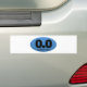 0.0 I don't run. Bumper Sticker | Zazzle