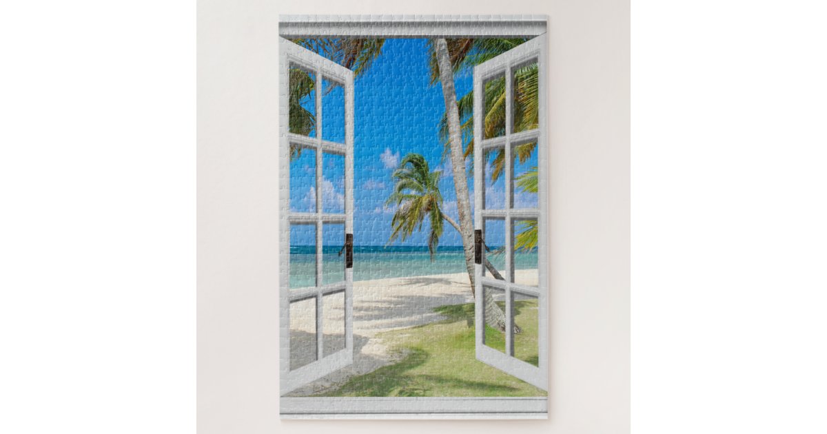 1000 Piece Coastal Themed Beach Scene Jigsaw Puzzle | Zazzle