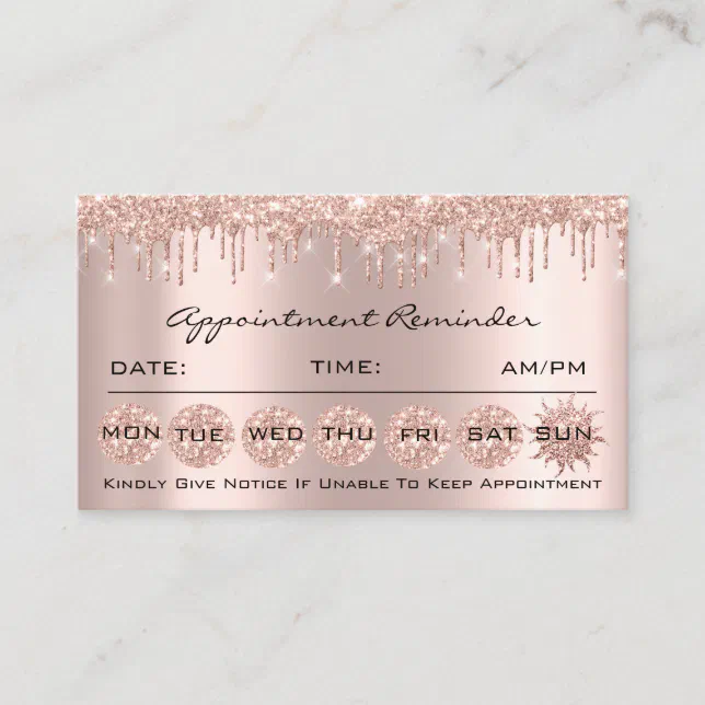 100 Appointment Reminder Social Media Makeup Lash Business Card | Zazzle