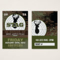 100 Customizable Bachelor / Stag Tickets | Zazzle