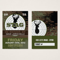 100 Customizable Bachelor / Stag Tickets | Zazzle