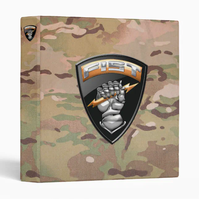 [100] Forward Observer (FIST) [Emblem] Binder | Zazzle